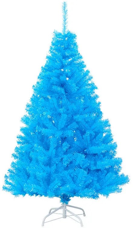 Modrý umělý vánoční stromek, 150cm 415 větví