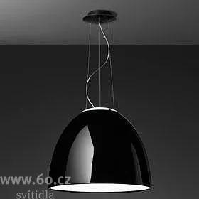 Artemide A242110 Nur Gloss Halo Black , závěsné svítidlo v černém lesku, 1x205W E27, prům. 55cm