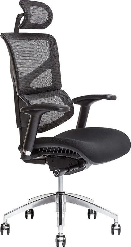 Office Pro Kancelářská židle MEROPE SP - s podhlavníkem, IW-01, černá
