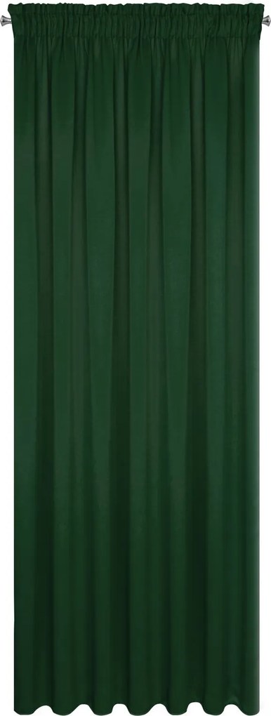 ZATEMŇOVACÍ ZÁVĚS NA PÁSCE ADLEY 135X270 CM TMAVĚZELENÁ