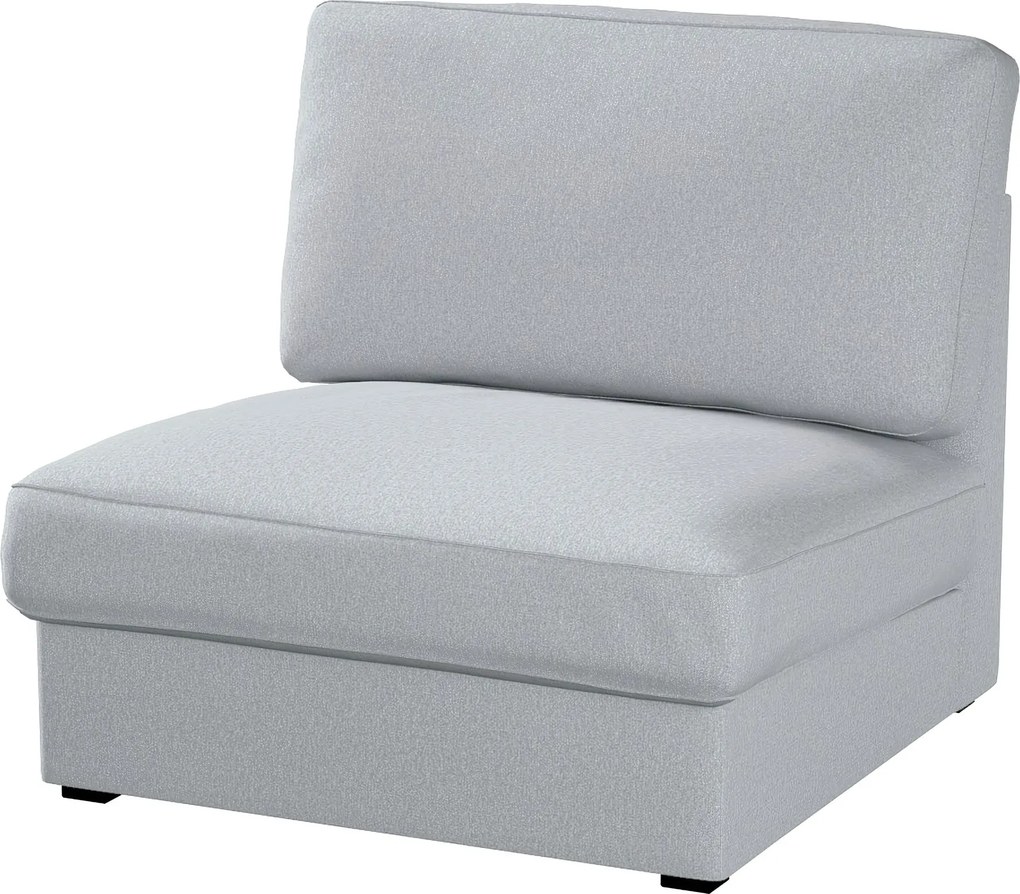 Potah na neskládací křeslo IKEA Kivik barva šedá látka pletený vzor