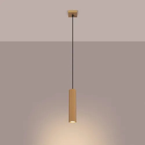 Závěsné svítidlo SOLLUX KARBON 1 zlaté GU10 1x10W bez žárovky SL.1554