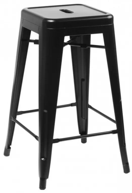 Barová židle Tolix 66, černá