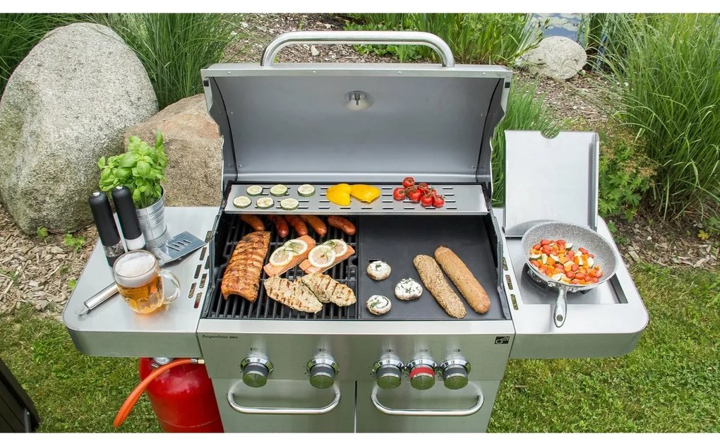 Plynový gril G21 Argentina BBQ Premium line, 5 hořáků + zdarma redukční ventil