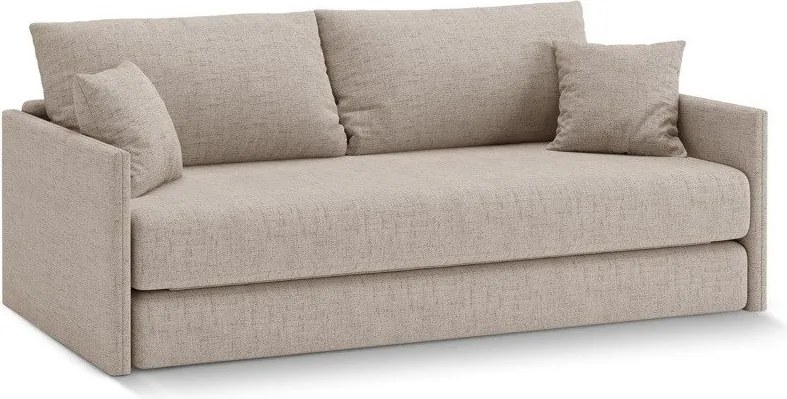 Světle hnědá žinylková rozkládací pohovka 209 cm Shannon – Cosmopolitan Design