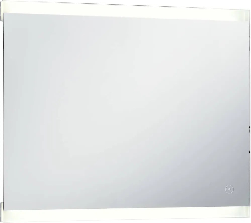 Koupelnové zrcadlo s LED světly a dotykovým senzorem 80 x 60 cm 144733