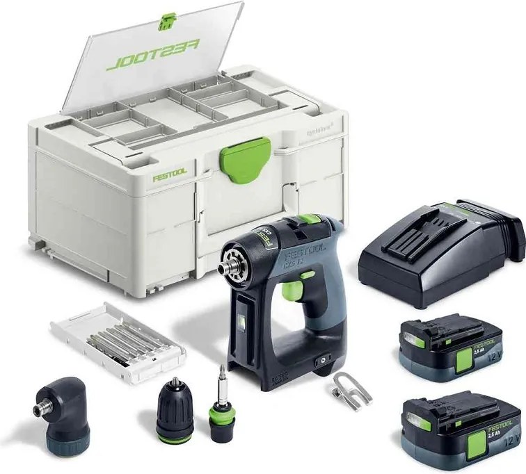 Festool AKU vrtací šroubovák CXS 12 2,5-Set 576865