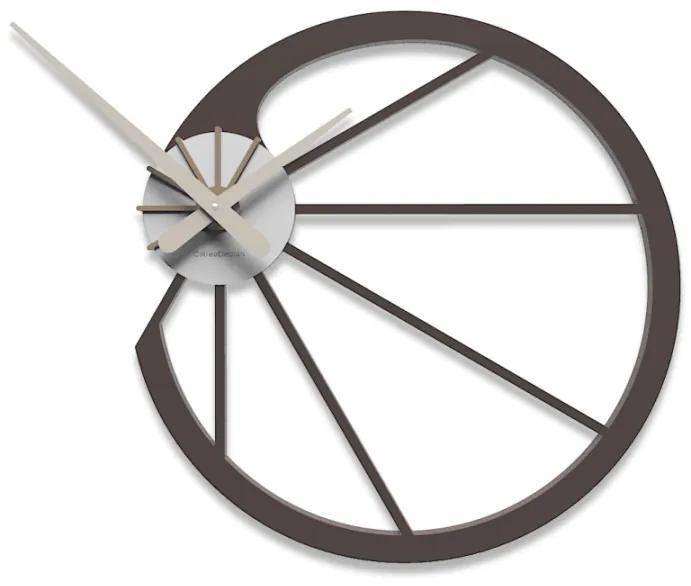 Designové hodiny 10-118 CalleaDesign Snail 45cm (více barevných variant) Barva grafitová (tmavě šedá)-3 - RAL9007