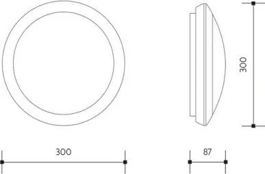 Svítidlo Panlux ZEUS LED S 16W IP66 PN32300017 radar sensor neutrální bílá 4000K
