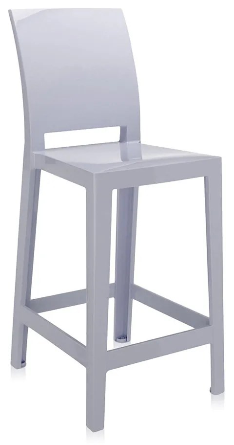 Set 2 barových židlí One More Please levandulová, Kartell - varianta 2 - výška 110 cm