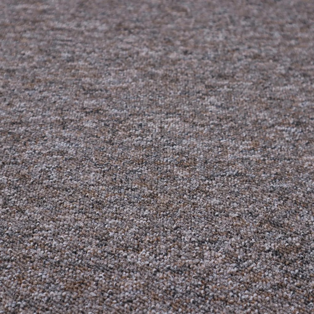 Condor Carpets, Metrážový koberec Classica 192, zátěžový, na míru, šíře 4m,5m, hnědá, ab (mřížka), chodba / předsíň