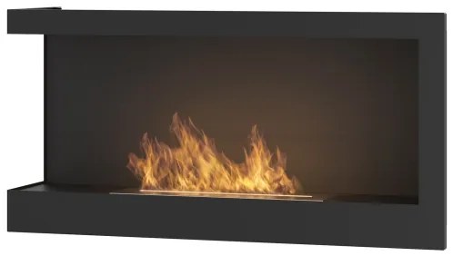 InFire - Rohový BIO krb 45x90 cm 3kW černá