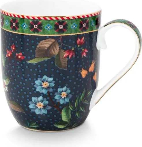 Pip Studio Berry Blues sada 2ks hrnků 180ml, modrá (Sada 2ks hrnků 180ml)