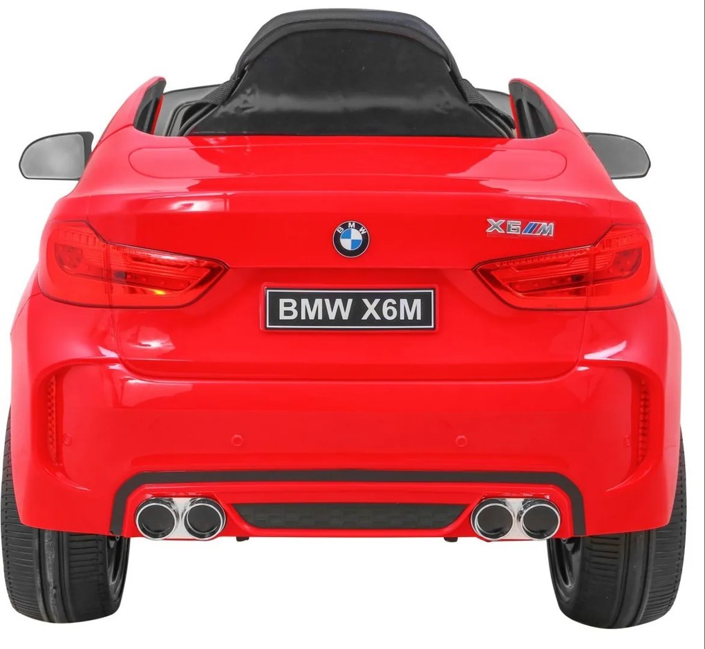 Ramiz Dětské elektrické autíčko BMW X6M - červené SUV + dálkové ovládání