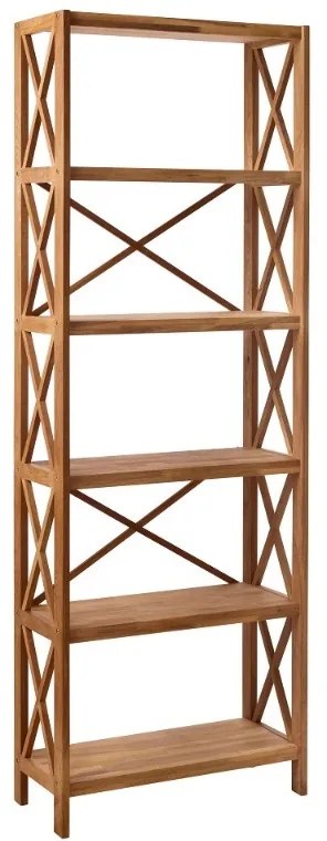 Designový regál Walworth 198 cm přírodní dub