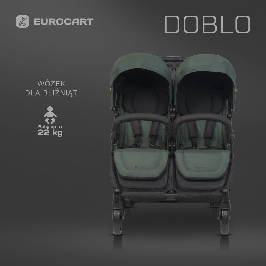 Sourozenecký kočárek Euro-Cart Doblo Jungle