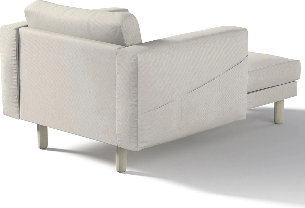 Potah na IKEA Norsborg šezlong s loketními opěrkami barva šedá