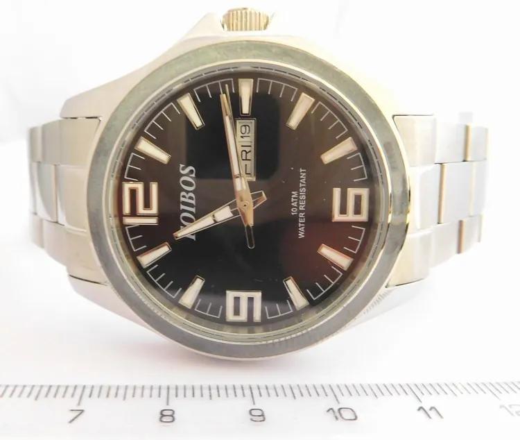 Foibos Pánské vodotěsné odolné ocelové hodinky Foibos 7085.1 - 10ATM
