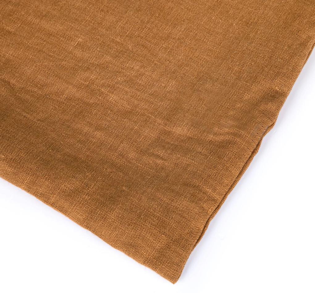 Tom Linen Povlak na polštář Cinnamon Velikost: 50x50cm