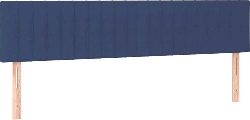 Box spring postel s matrací modrá 160x200 cm textil 3140231