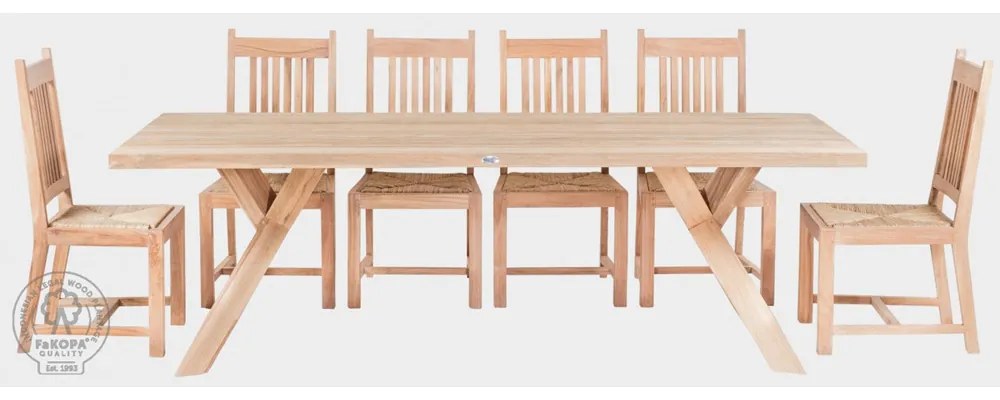 Massive home | Sestava z teaku SPIDER NANDA SET -