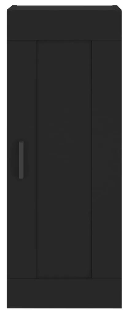 Skříň highboard černá 34,5 x 34 x 180 cm kompozitní dřevo,  3200258