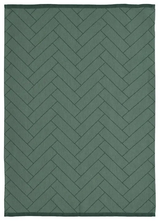 Södahl Kuchyňská utěrka 50x70 Tiles Dusty Pine