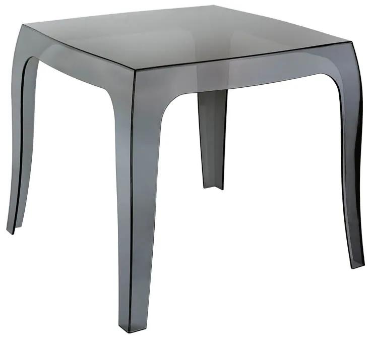 Stůl Queen ~ v43 x 50 x 50 cm - Černá