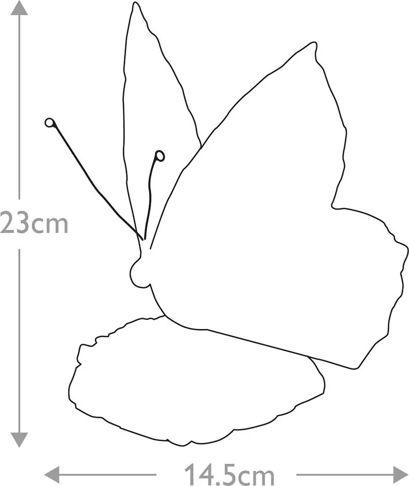 Tiffany lampa motýl Elstead QZ-OBUTTERFLY-TL