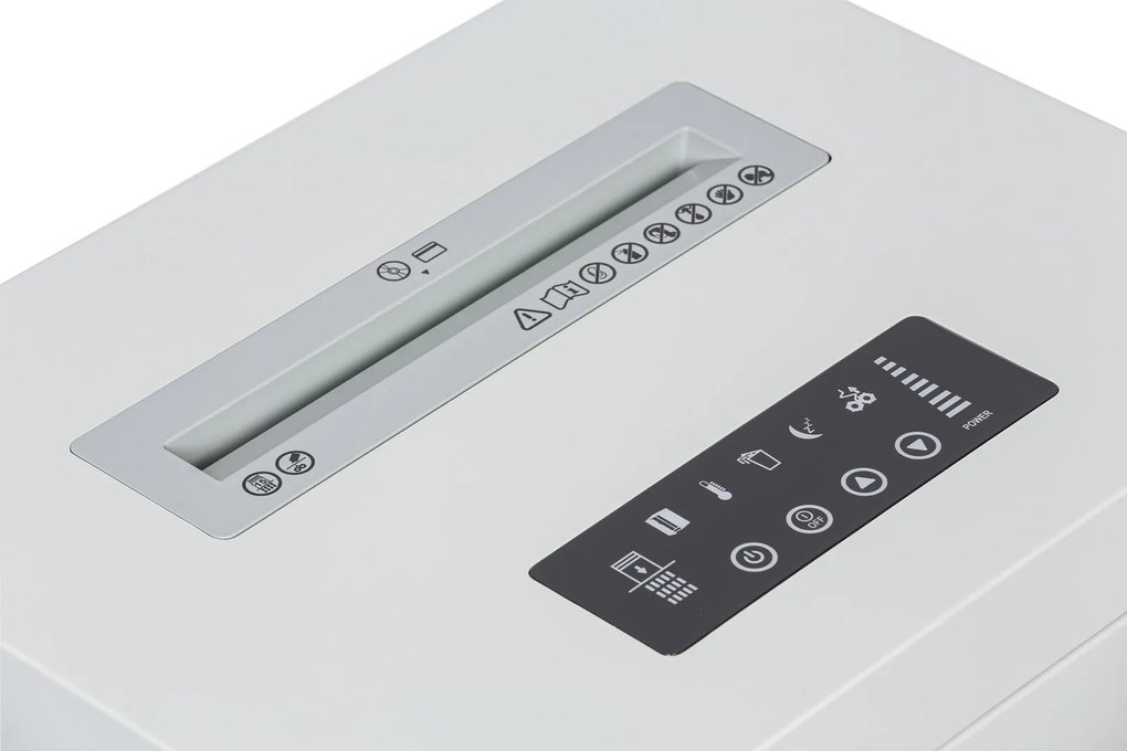 Průmyslová skartovačka s mikrořezem MDM215-60L, 15 listů, 60 l, kovové tělo