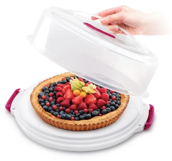 Úložná nádoba na dorty Metaltex Cake Carrier, Ø 36 cm