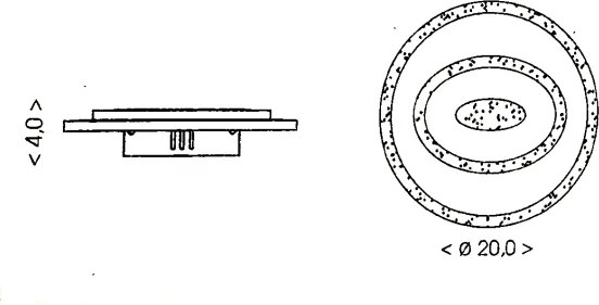 Brilagi - LED Stropní svítidlo MODERN MINI LED/26W/230V 3000/4000/6000K