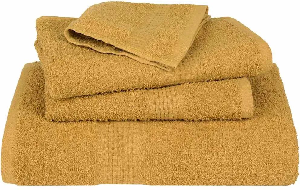 Ručníky FROGN 4 ks zlaté 100x200 cm 360 g/m² 136819