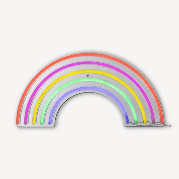 Atmosphera - LED Neonová nástěnná dekorace RAINBOW LED/5V