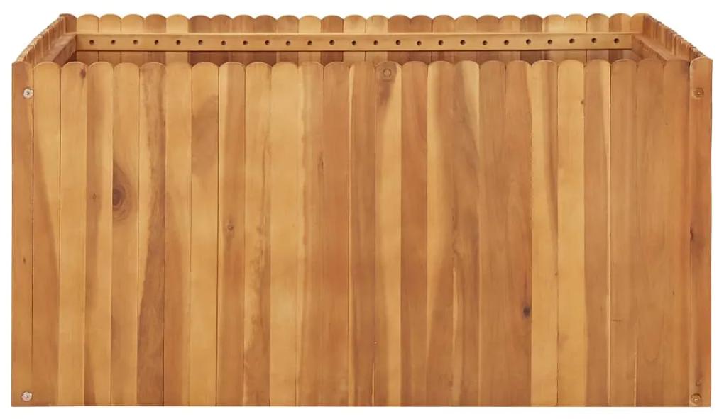 vidaXL Zahradní vyvýšený záhon 100x100x50 cm masivní akáciové dřevo