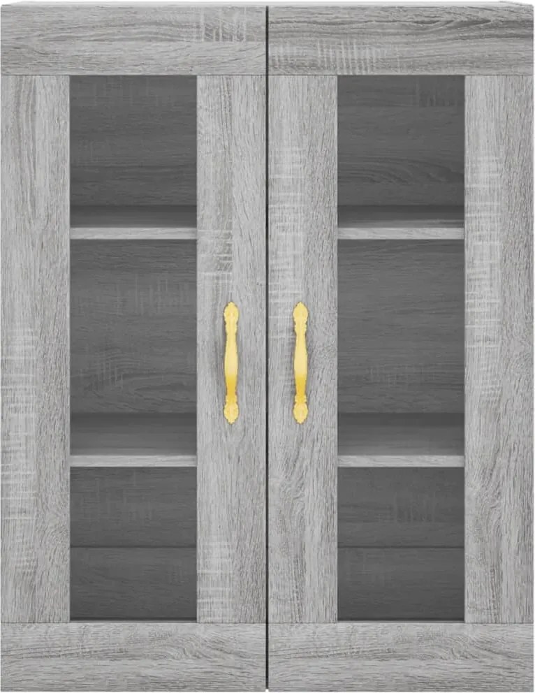 Skříň highboard šedá sonoma 69,5 x 34 x 180 cm kompozitní dřevo 3198583