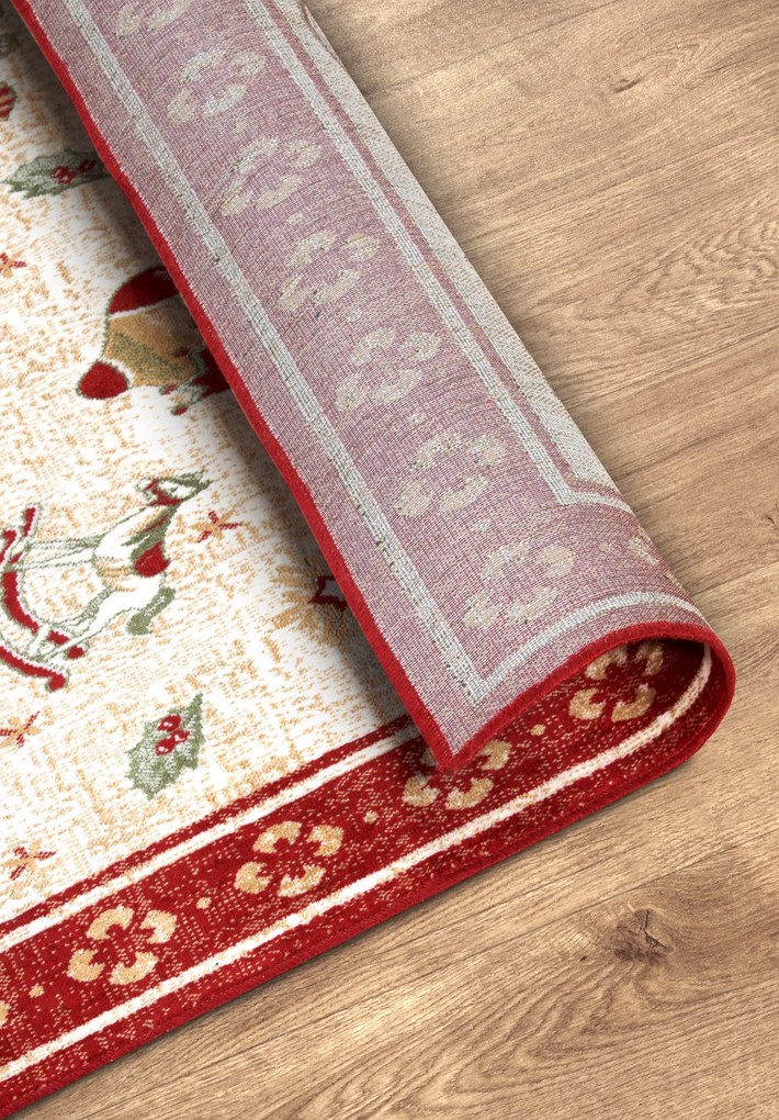 Villeroy & Boch Koberec běhoun Toy's delight se střiženým vlasem 106217 Red, Multicolor, 80x200, červená, obývací pokoj