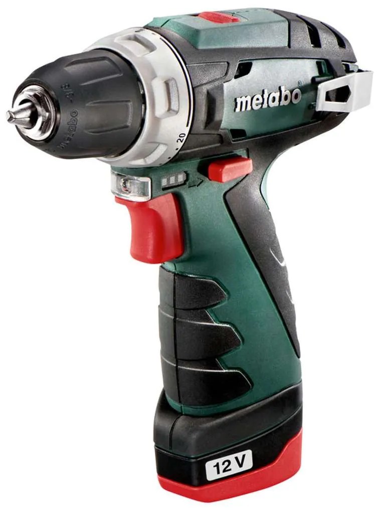 Metabo - 12V AKU vrtací šroubovák, 2x aku 2,0 Ah LiPower, nabíječka 600984000