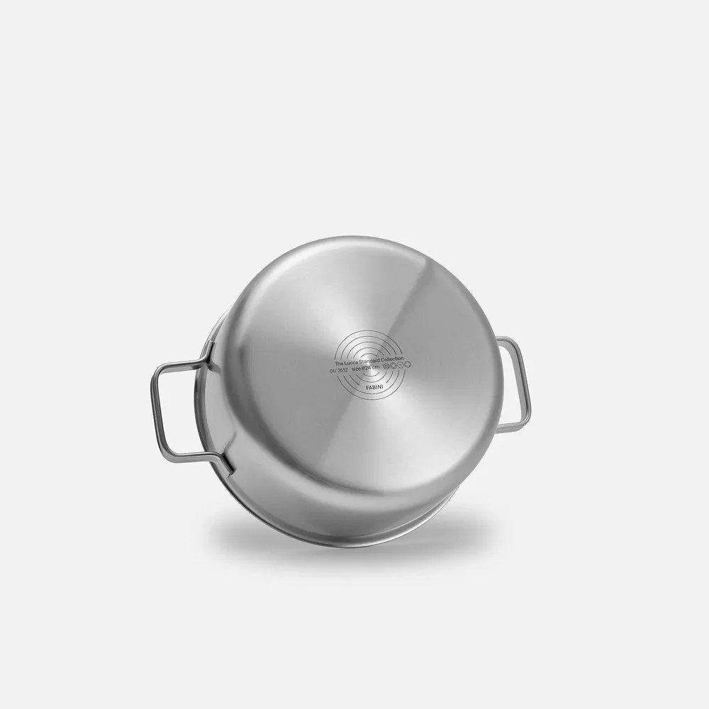 Nerezový kastrol s pokličkou 4 l Lucca 4.0 Standard – FABINI