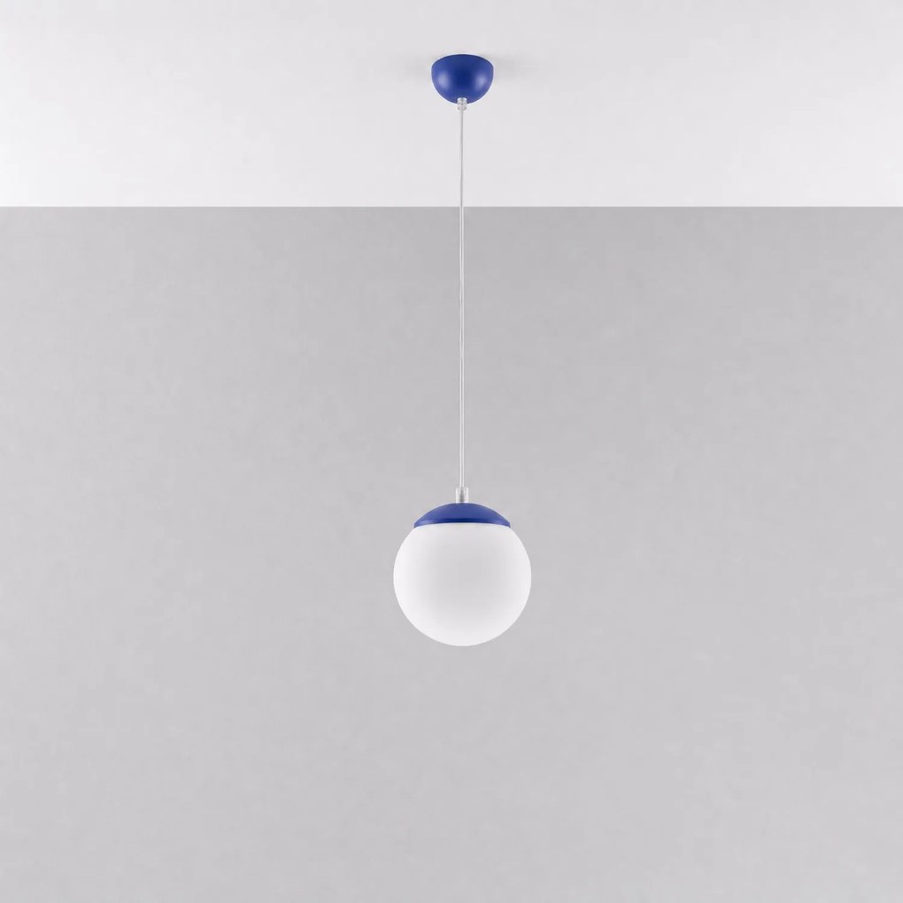 Sollux Lighting Závěsné svítidlo UGO 20 ultramarín