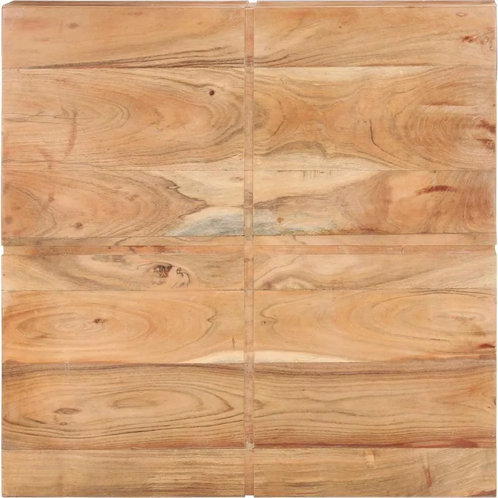 Konferenční stolek 80 x 80 x 28 cm masivní akáciové dřevo 323593