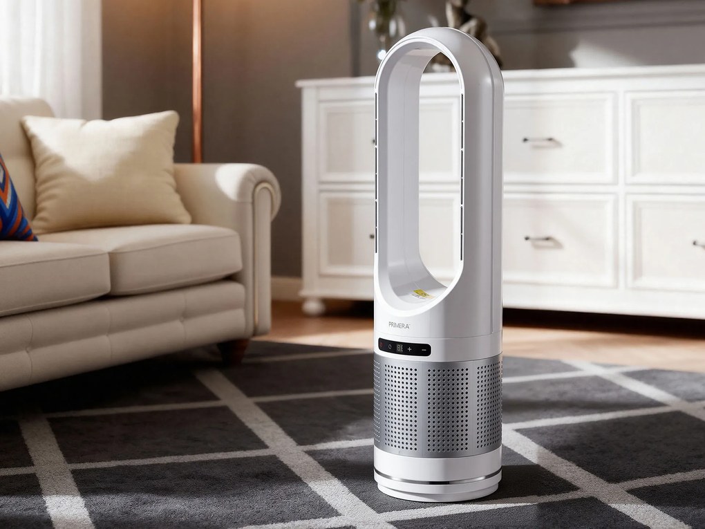 Primera čistička vzduchu a teplovzdušný ventilátor