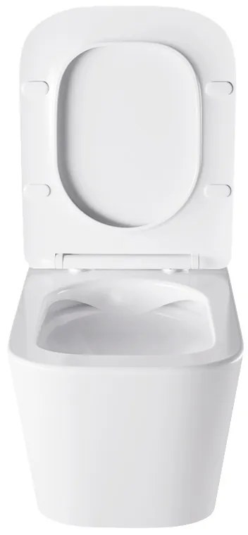 BPS-koupelny Závěsná WC mísa se SoftClose sedátkem HYD-4190, bílá