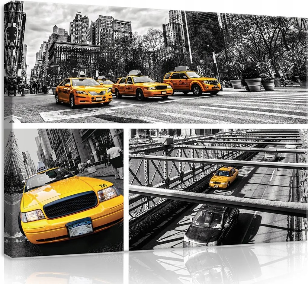 Obraz Na Plátně Canvas 100x75 New York Taxi