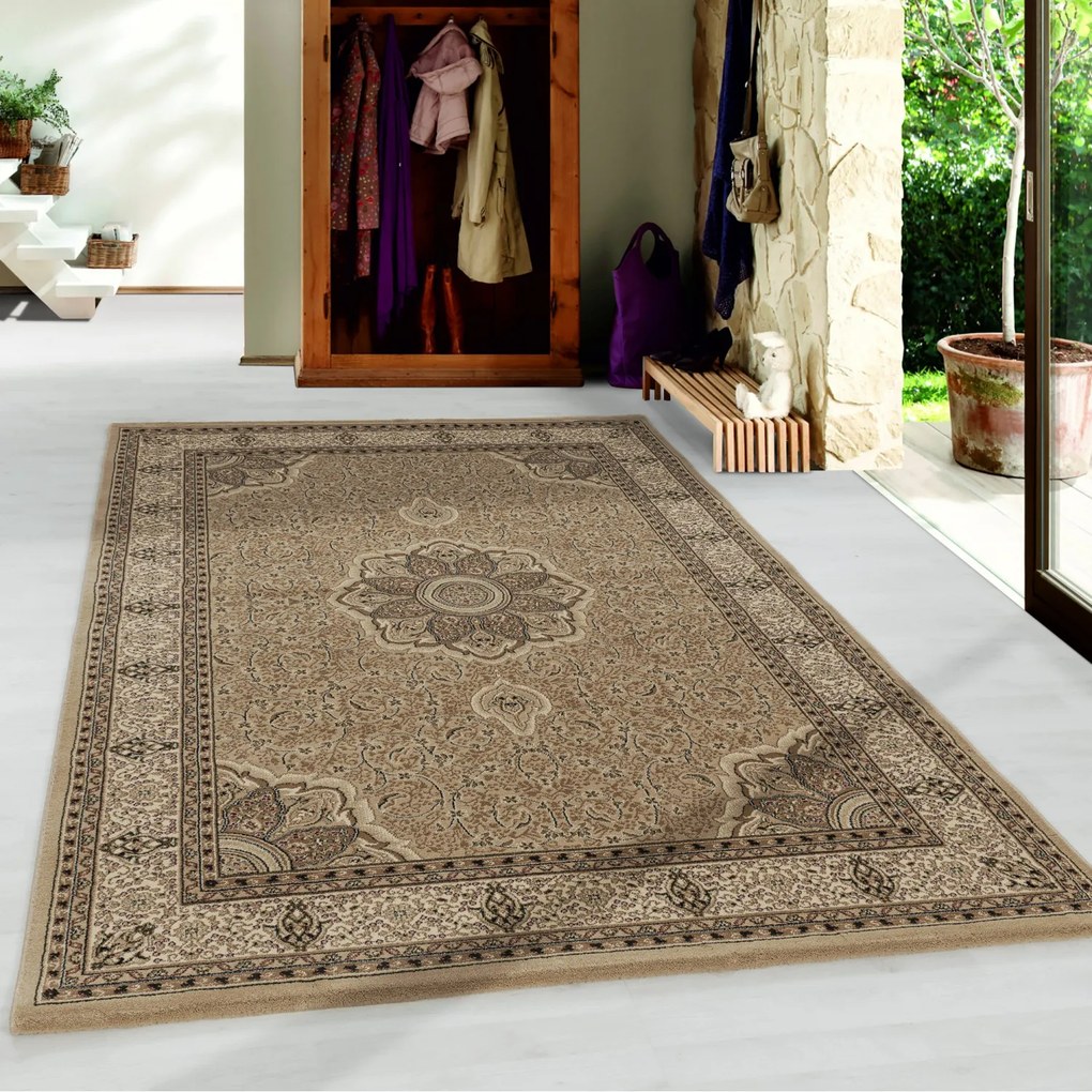 Ayyildiz, Kusový koberec Kashmir 2601 beige, 200x290, béžová, chodba / předsíň