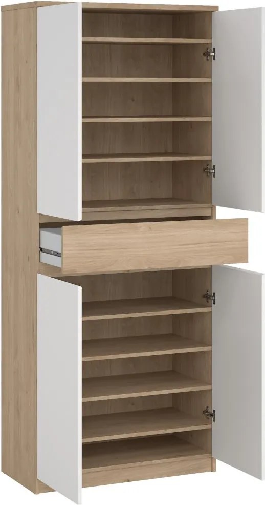 FALCO Botník Simplicity 210 jackson hickory/bílá