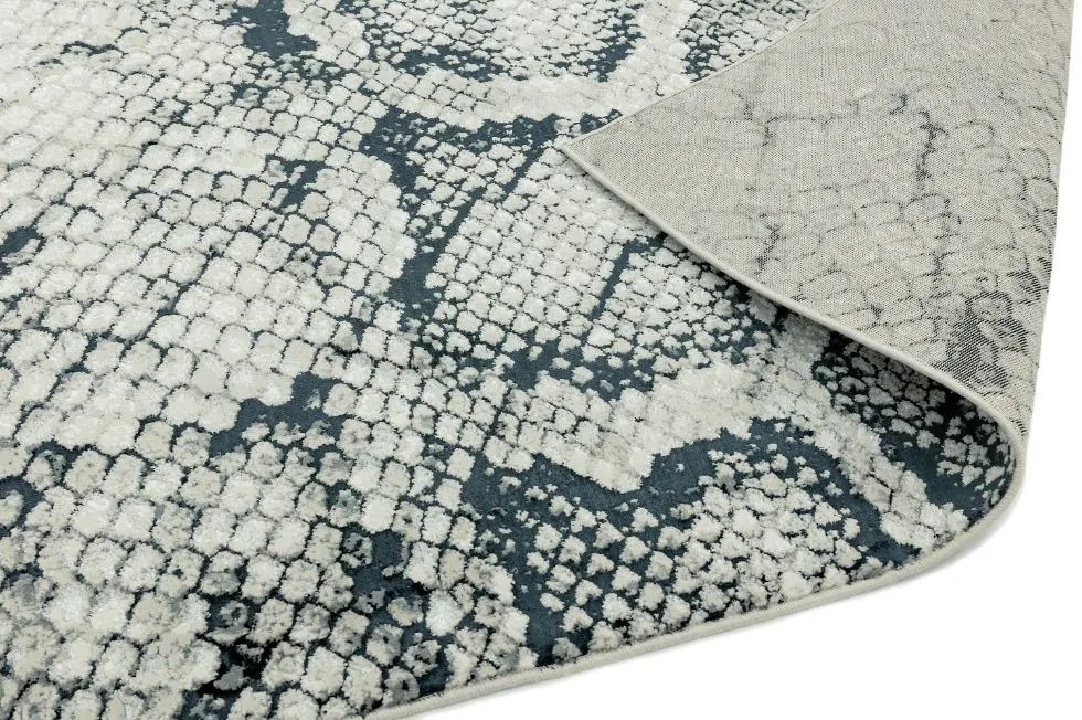 Šedý koberec Ston Snake Rozměry: 80x150 cm
