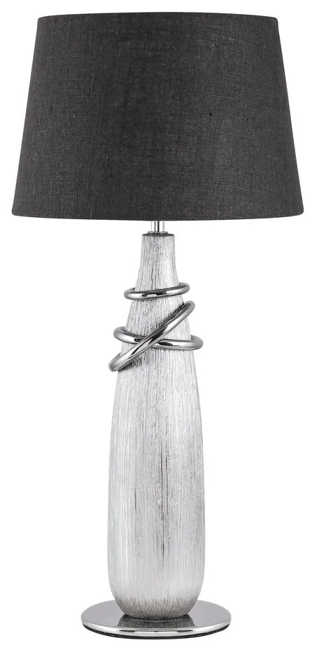Rábalux Evelyn 4390 Noční stolní lampa stříbrný keramika E27 MAX 40W IP20