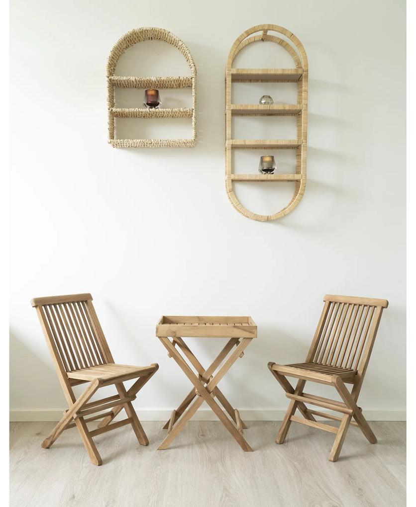 House Nordic Dětská jídelní židle z teakového dřeva, příroda