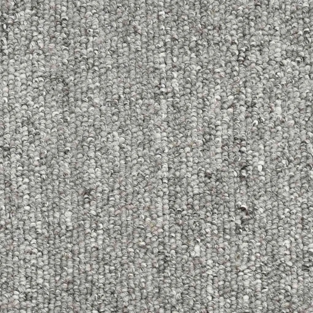 Schodové rohože 30 ks 56 x 17 x 3 cm světle šedé, půlkulaté 3365746